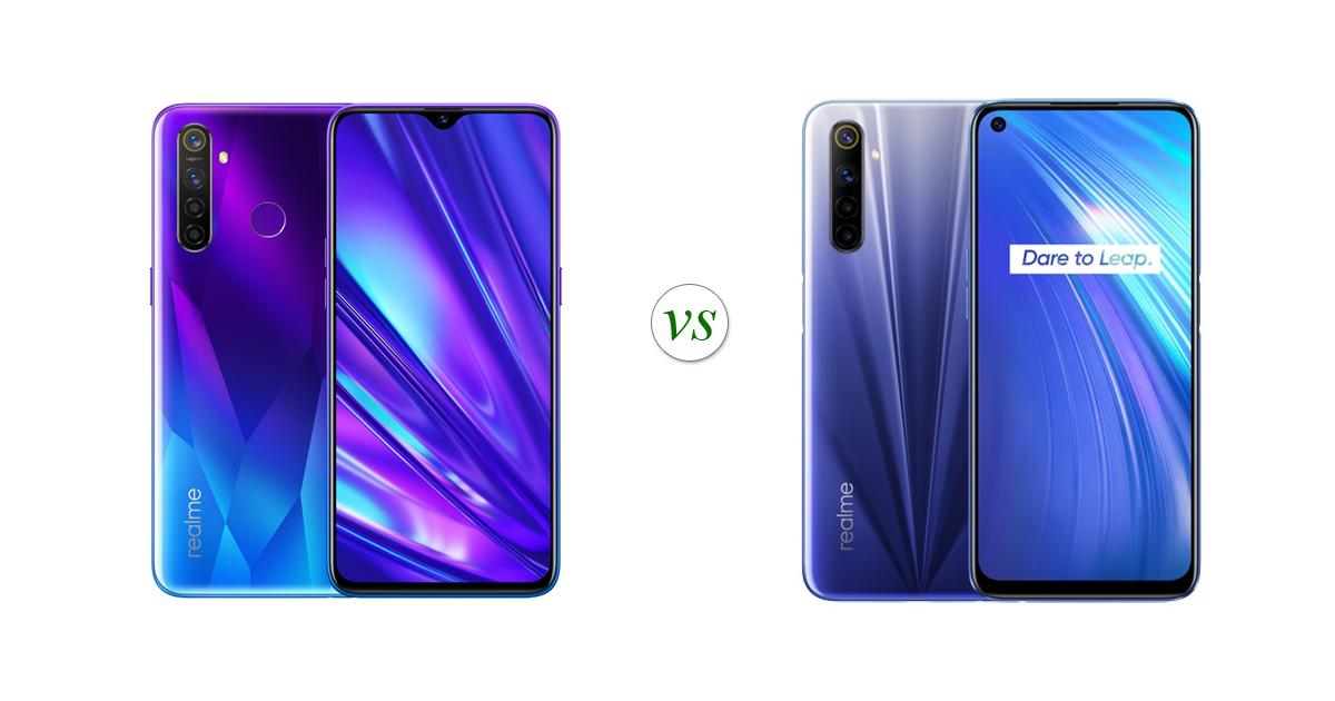 Realme 5 Pro vs Realme 6: Side by Side Specs Comparison