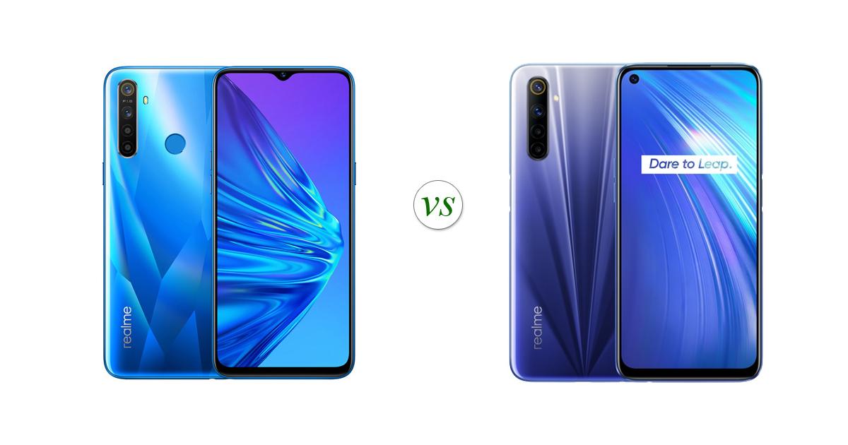 Realme 5 vs Realme 6: Side by Side Specs Comparison