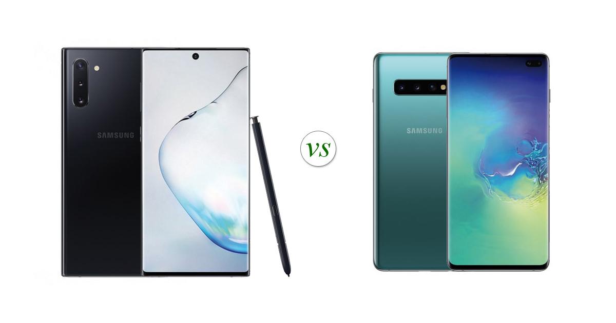 Samsung Galaxy Note 10 vs Samsung Galaxy S10+: Side by Side Specs ...
