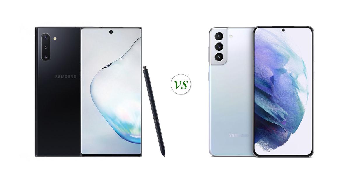Samsung Galaxy Note 10 vs Samsung Galaxy S21+: Side by Side Specs ...
