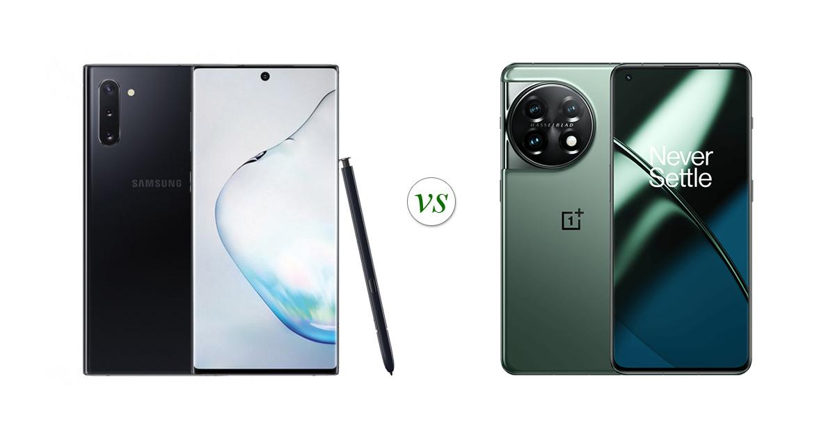 Samsung Galaxy Note 10 vs OnePlus 11 5G: Side by Side Specs Comparison