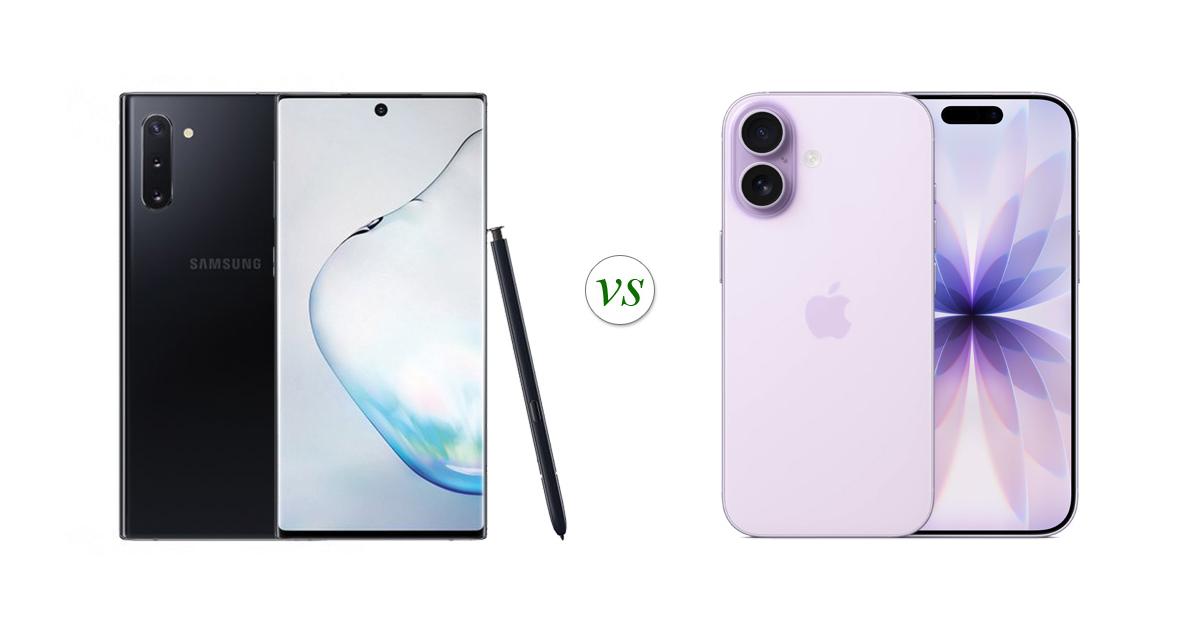 Samsung Galaxy Note 10 vs Apple iPhone 17: Side by Side Specs Comparison