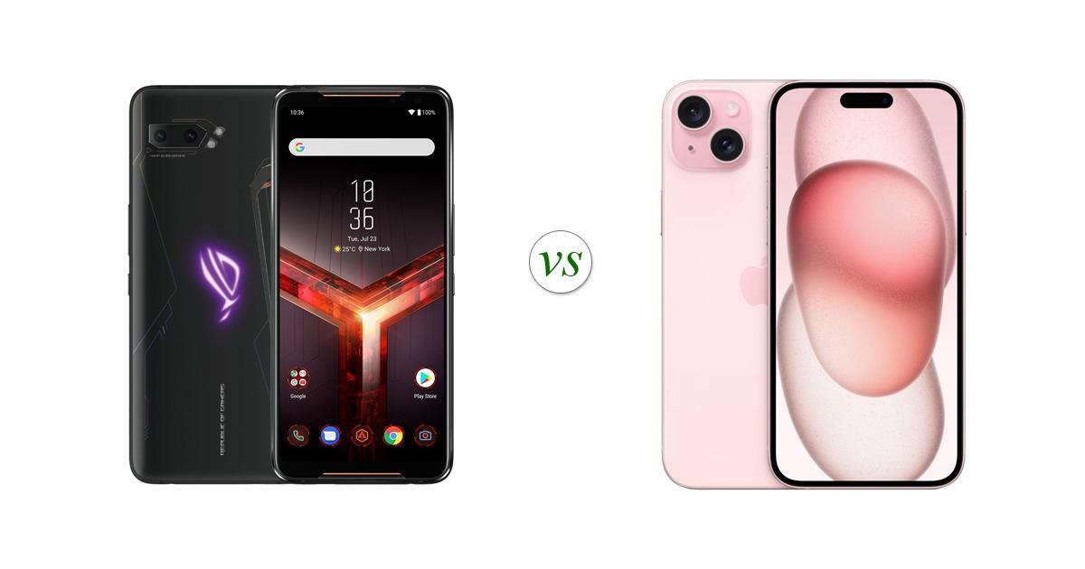 ASUS ROG Phone II vs Apple iPhone 15 Plus: Side by Side Specs Comparison