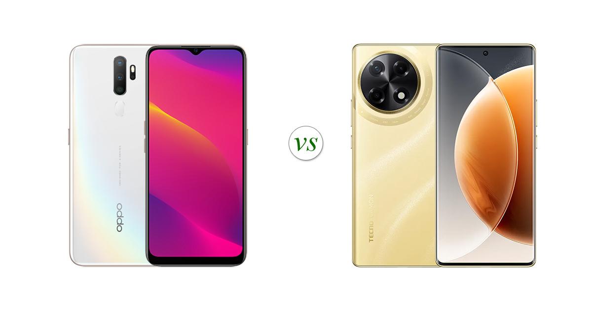 OPPO A5 2020 vs TECNO CAMON 30S: Side by Side Specs Comparison