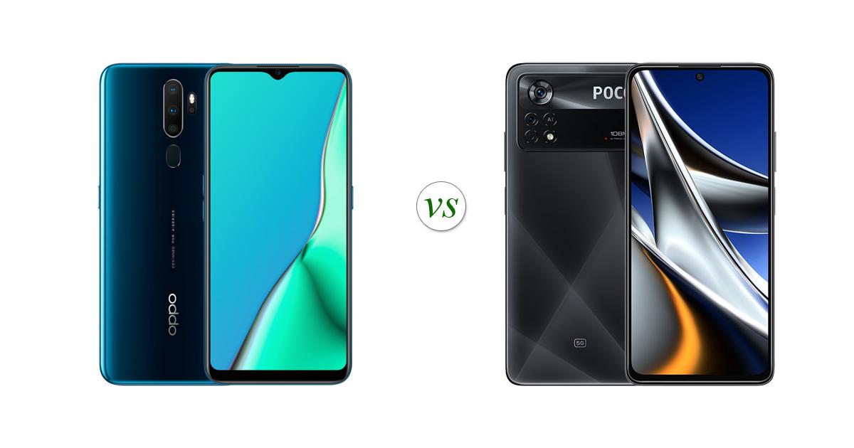 OPPO A9 2020 vs POCO X4 Pro 5G: Side by Side Specs Comparison