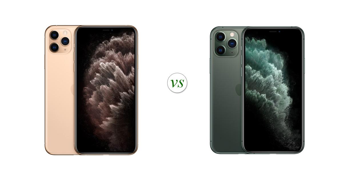 Apple iPhone 11 Pro Max vs Apple iPhone 11 Pro: Side by Side Specs ...