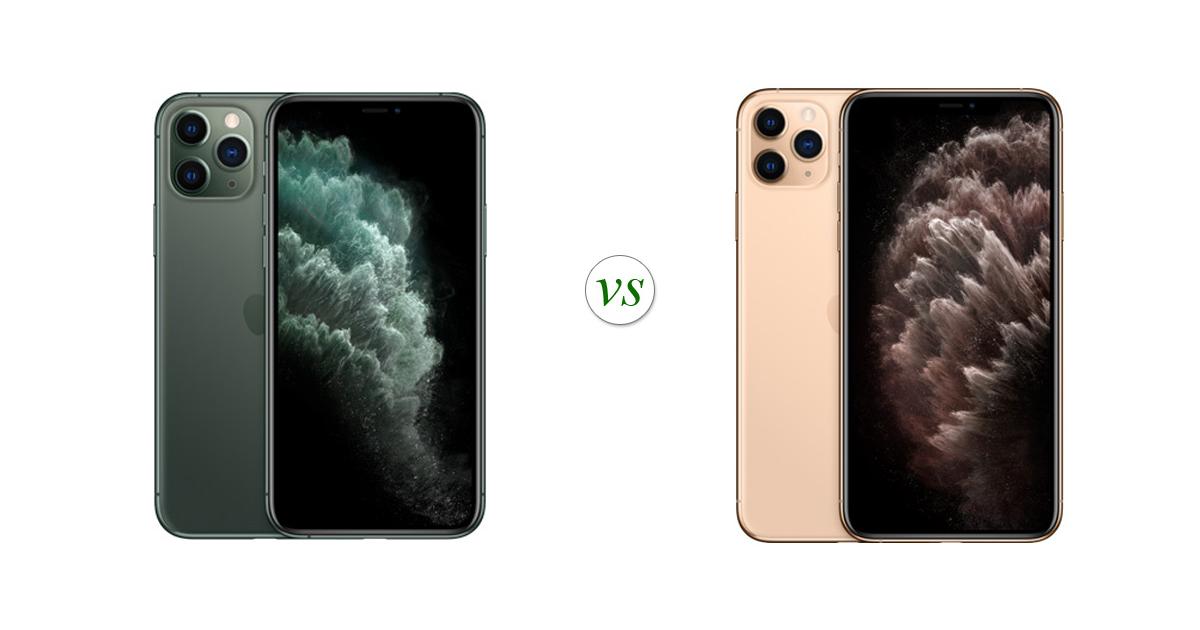 Apple iPhone 11 Pro vs Apple iPhone 11 Pro Max: Side by Side Specs ...