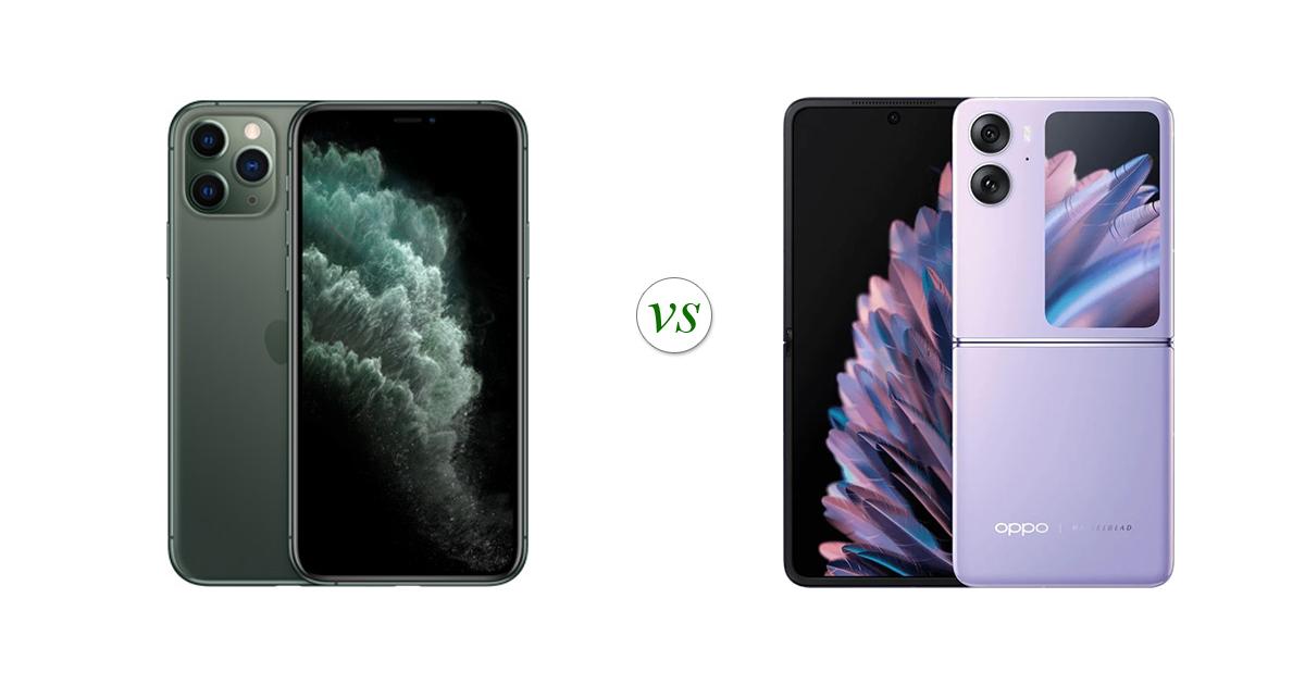 Apple iPhone 11 Pro vs OPPO Find N2 Flip: Side by Side Specs Comparison