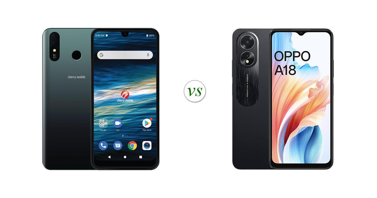 Cherry Mobile Flare S8 Max vs OPPO A18: Side by Side Specs Comparison
