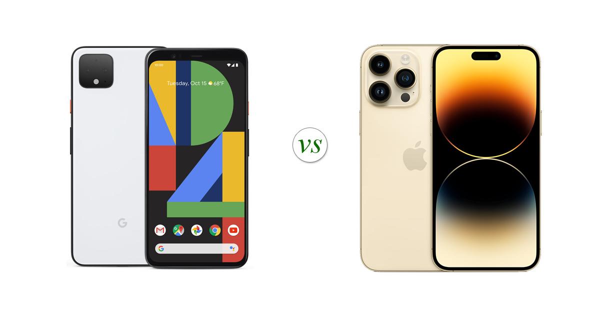 Google Pixel 4 vs Apple iPhone 14 Pro Max: Side by Side Specs Comparison