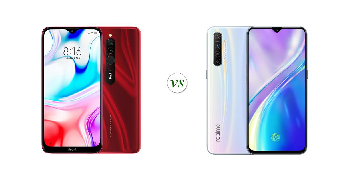 Xiaomi Redmi 8 vs Realme XT: Side by Side Specs Comparison