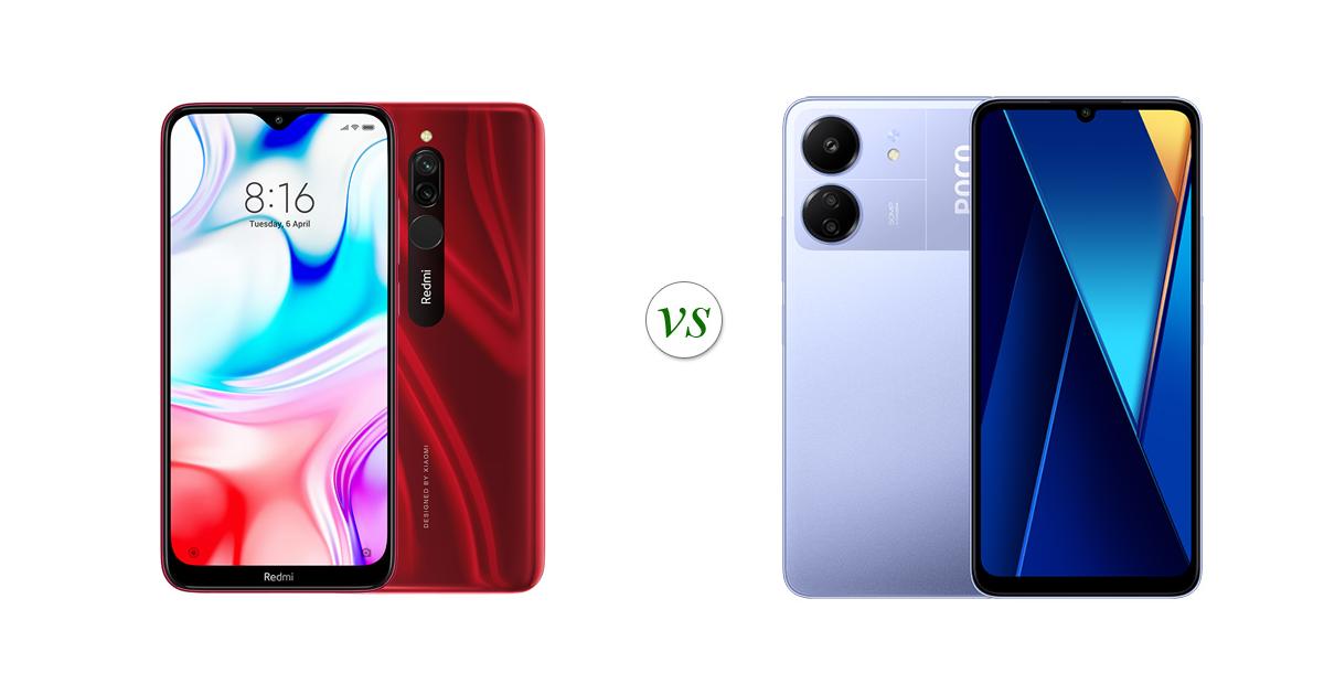 Xiaomi Redmi 8 vs POCO C65: Side by Side Specs Comparison