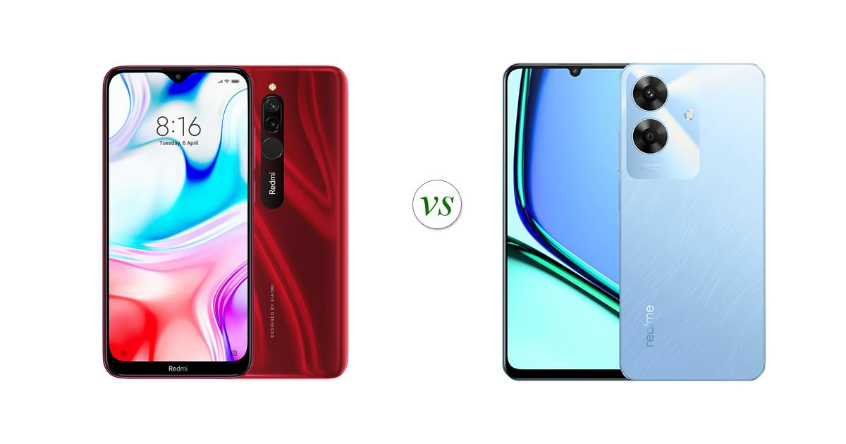 Xiaomi Redmi 8 vs realme Note 60: Side by Side Specs Comparison