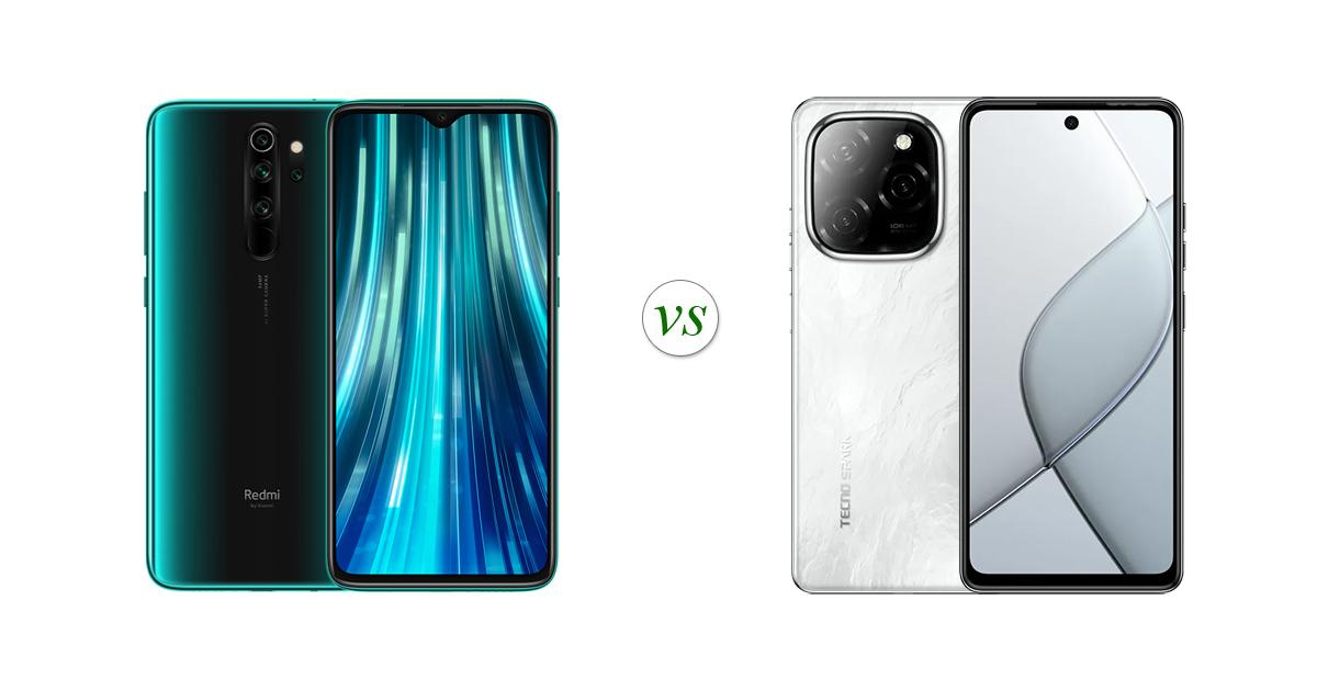 Xiaomi Redmi Note 8 Pro vs TECNO SPARK 20 Pro 5G: Side by Side Specs Comparison