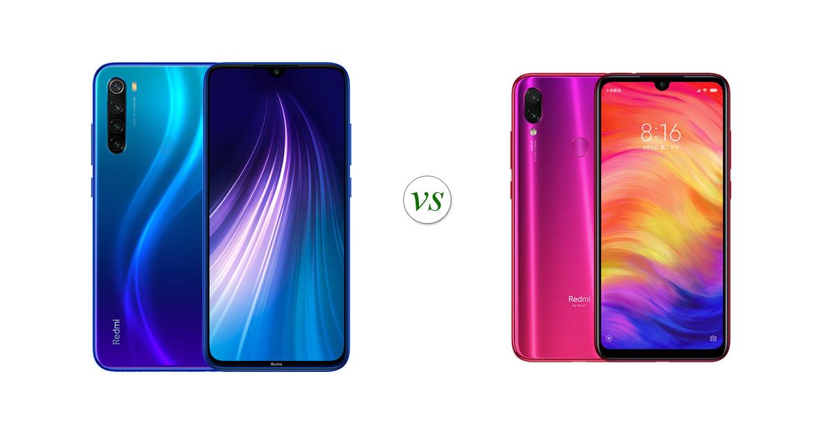 Xiaomi Redmi Note 8 vs Xiaomi Redmi Note 7: Side by Side Specs Comparison