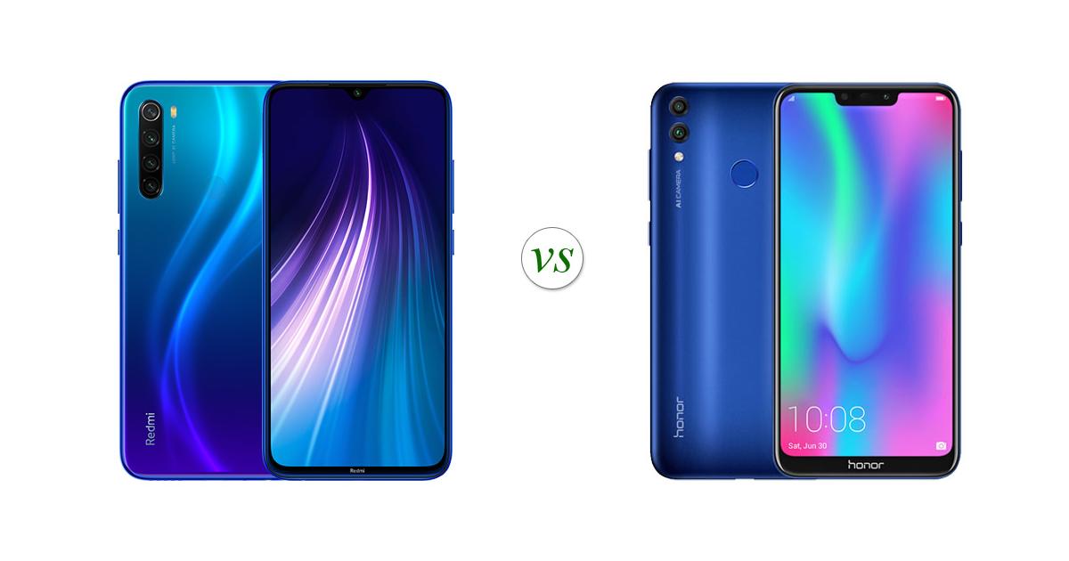 Xiaomi Redmi Note 8 vs Honor 8C: Side by Side Specs Comparison