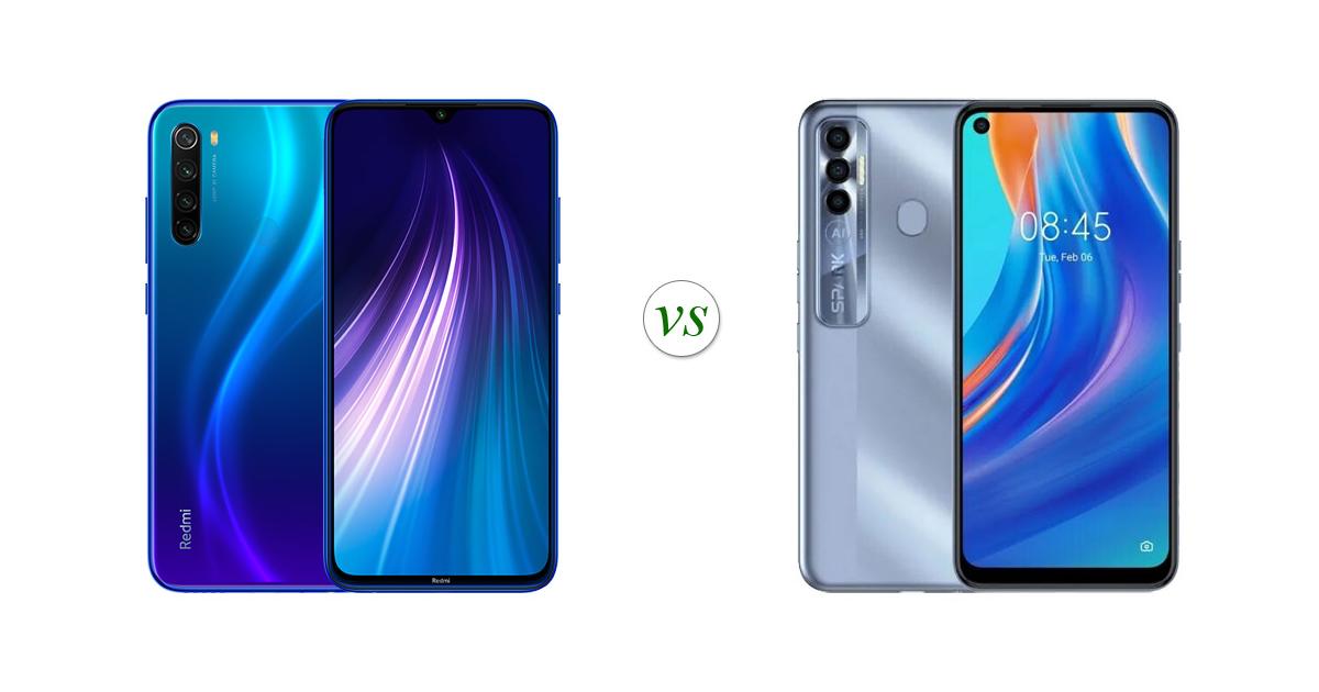 Xiaomi Redmi Note 8 vs TECNO Spark 7 Pro: Side by Side Specs Comparison