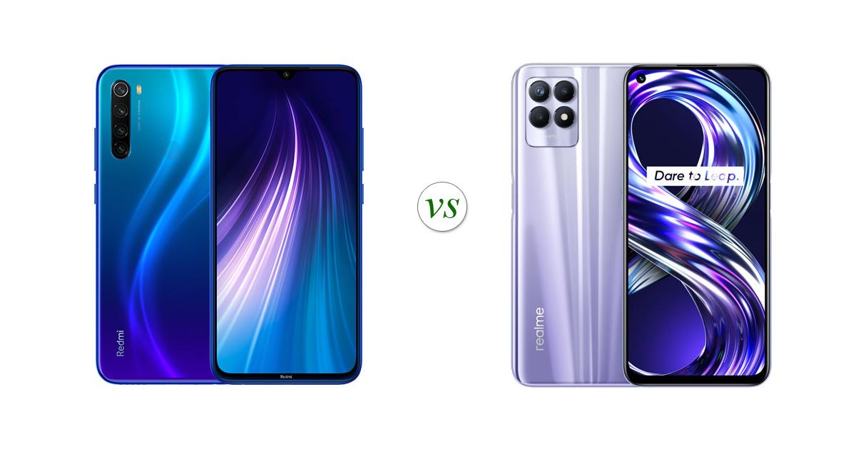 Xiaomi Redmi Note 8 vs realme 8i: Side by Side Specs Comparison