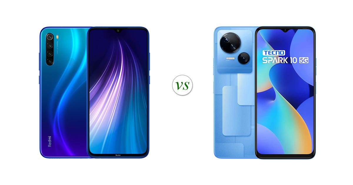 Xiaomi Redmi Note 8 vs TECNO SPARK 10 5G: Side by Side Specs Comparison