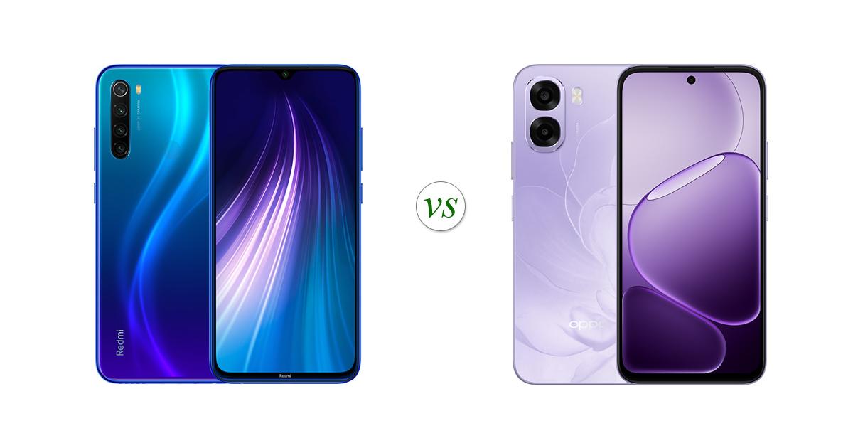 Xiaomi Redmi Note 8 vs OPPO A6x 5G: Side by Side Specs Comparison