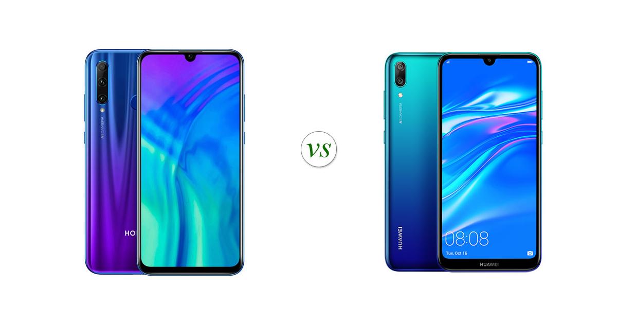 Honor 20 Lite vs Huawei Y7 Pro 2019: Side by Side Specs Comparison
