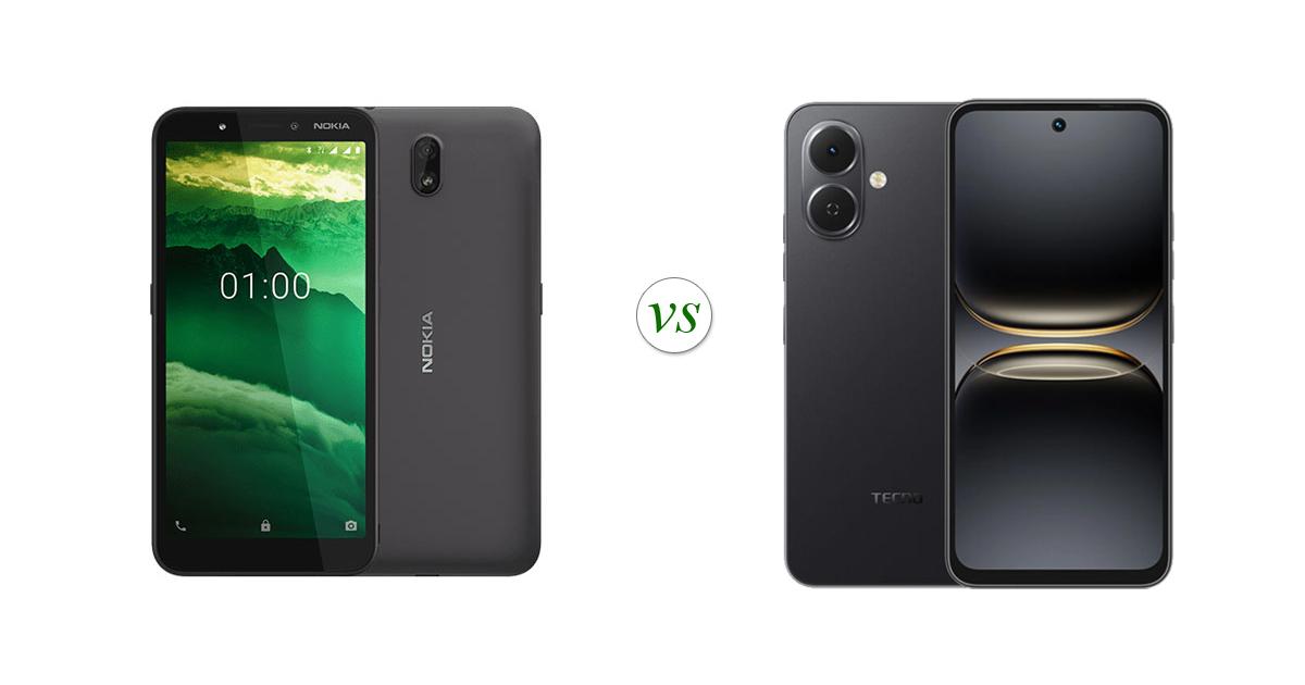 Nokia C1 vs TECNO SPARK Go 2: Side by Side Specs Comparison