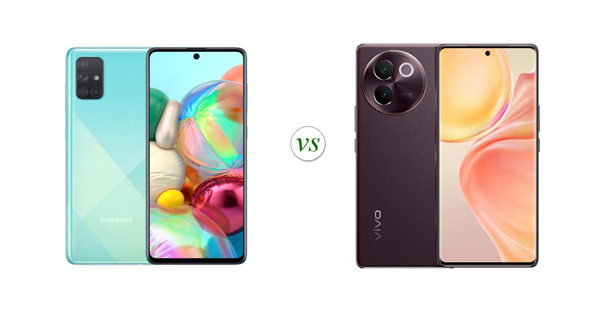 Samsung Galaxy A71 vs vivo V30e 5G: Side by Side Specs Comparison