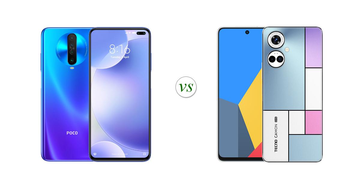 POCO X2 vs TECNO Camon 19 Pro: Side by Side Specs Comparison