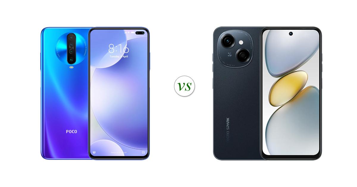 POCO X2 vs TECNO SPARK Go 1: Side by Side Specs Comparison