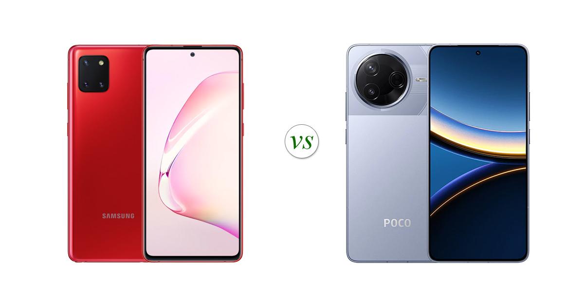 Samsung Galaxy Note 10 Lite vs POCO F7 Pro: Side by Side Specs Comparison