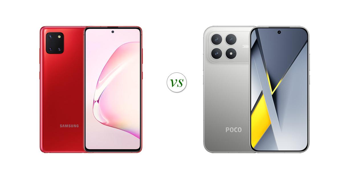 Samsung Galaxy Note 10 Lite vs POCO F8 Pro: Side by Side Specs Comparison