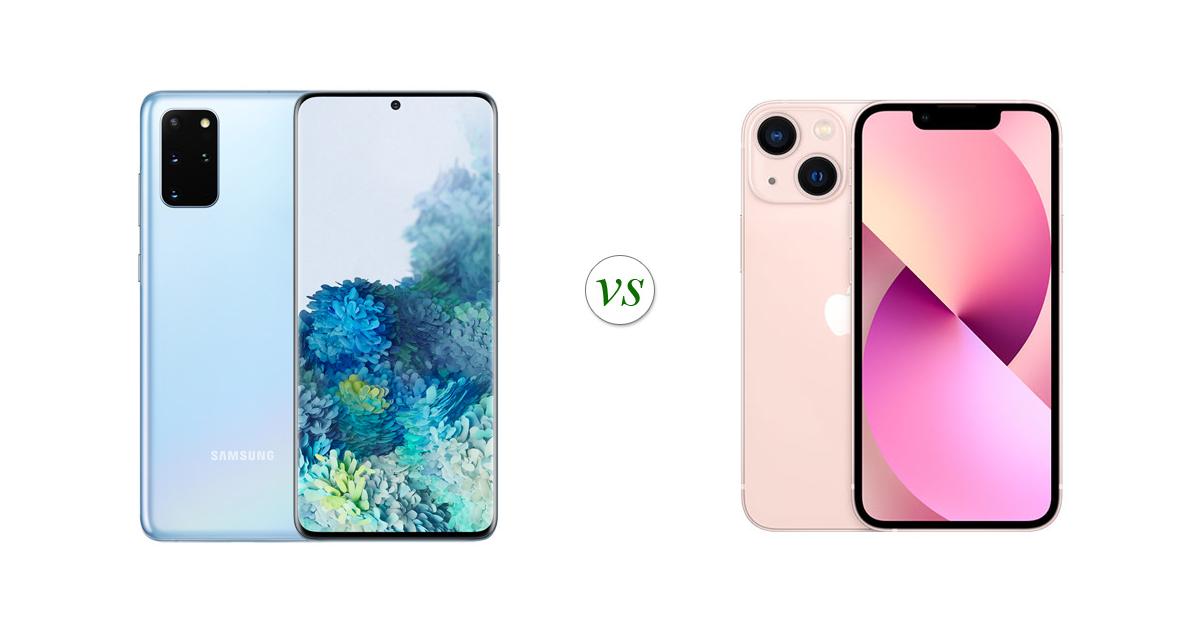 Samsung Galaxy S20+ vs Apple iPhone 13 mini: Side by Side Specs Comparison
