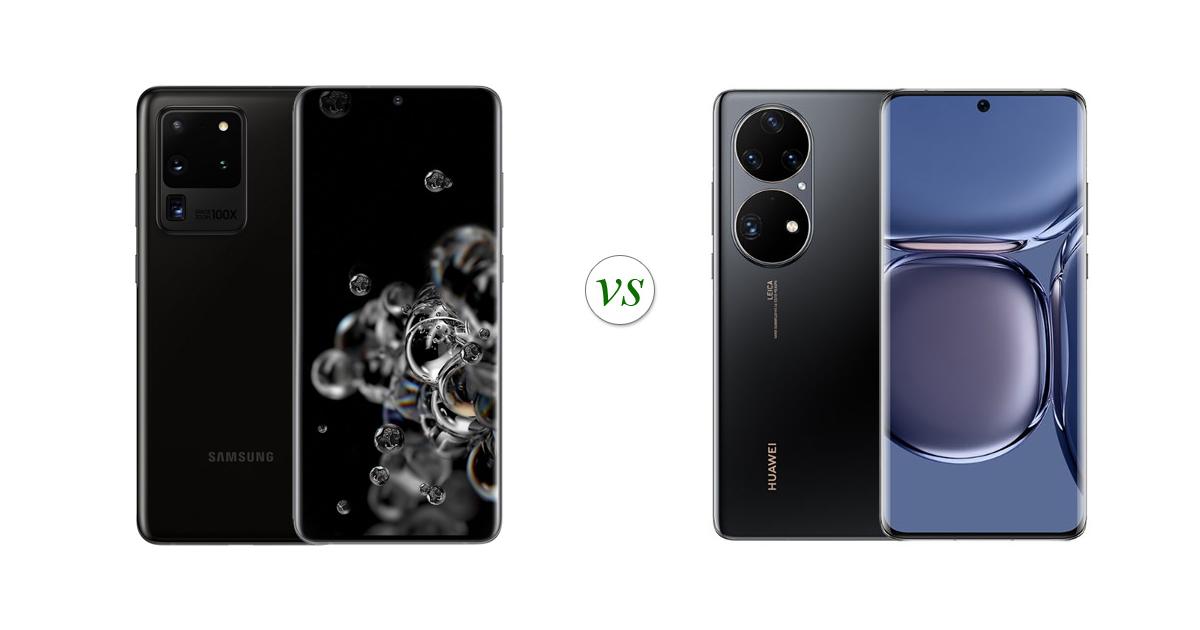 Samsung Galaxy S20 Ultra vs Huawei P50 Pro: Side by Side Specs Comparison