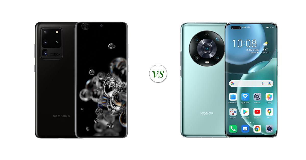 Samsung Galaxy S20 Ultra vs HONOR Magic4 Pro: Side by Side Specs Comparison