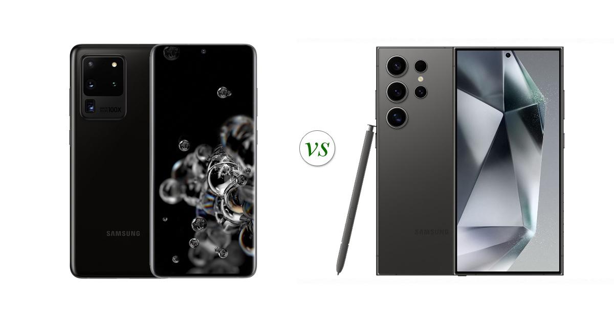 Samsung Galaxy S20 Ultra vs Samsung Galaxy S24 Ultra: Side by Side ...