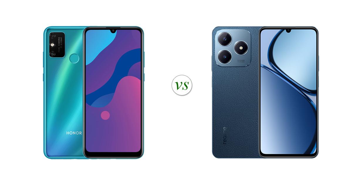 Honor Play 9A vs realme C63: Side by Side Specs Comparison
