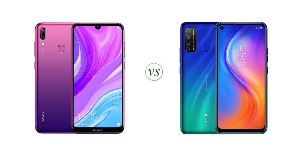 Huawei Y7 vs TECNO Spark 5 Pro: Side by Side Specs Comparison