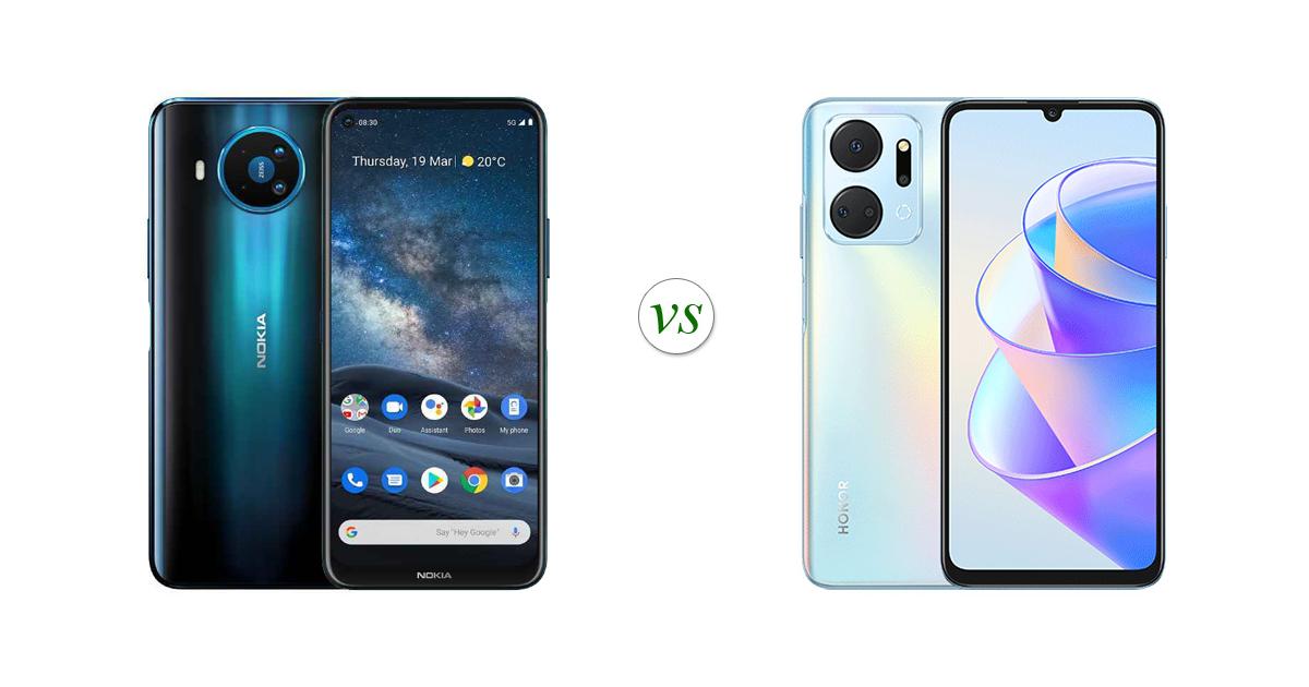 Nokia 8.3 5G vs HONOR X7a: Side by Side Specs Comparison