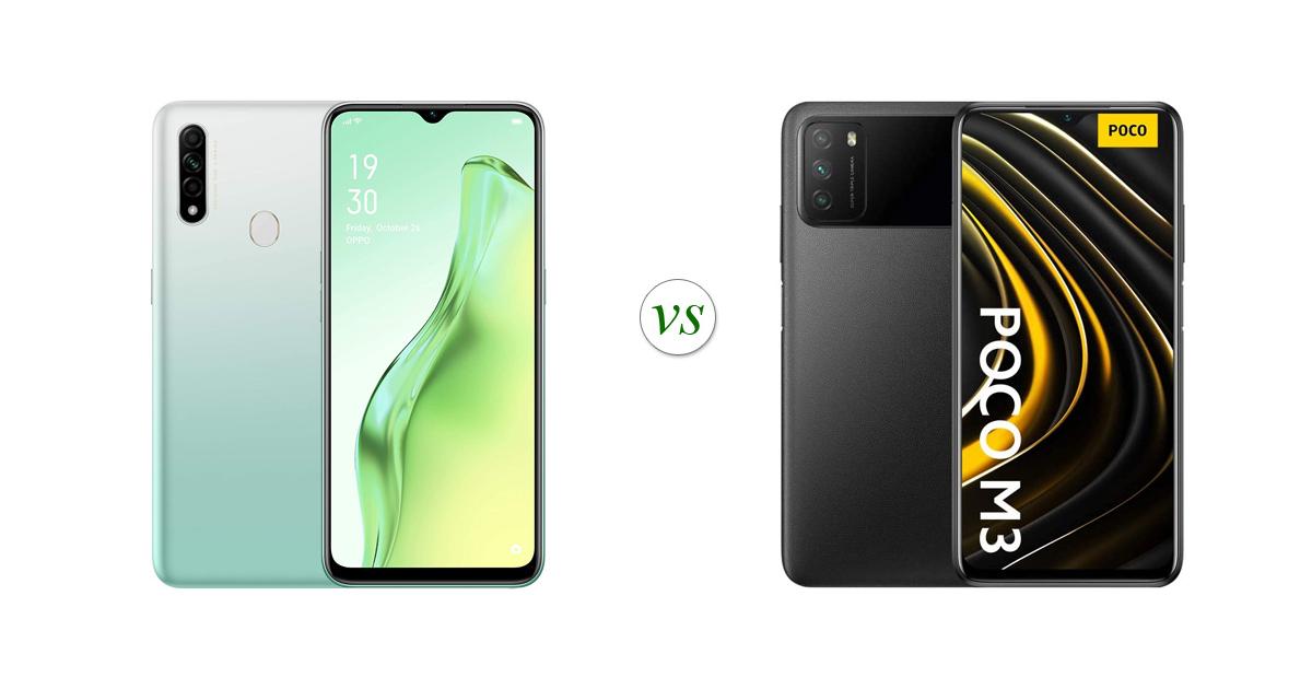 OPPO A31 vs POCO M3: Side by Side Specs Comparison