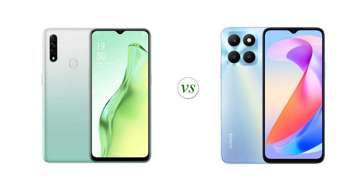 OPPO A31 vs HONOR X6a: Side by Side Specs Comparison