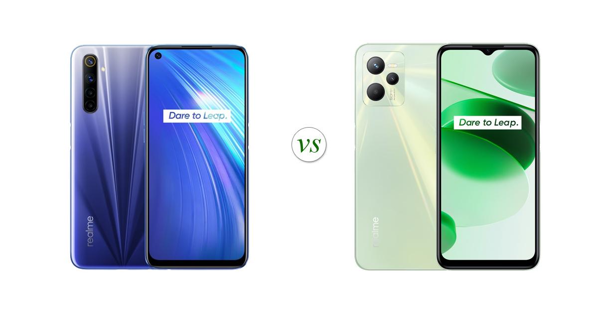 Realme 6 vs realme C35: Side by Side Specs Comparison