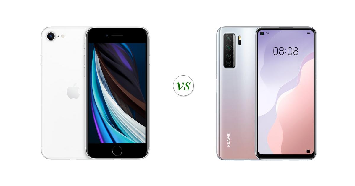 Apple iPhone SE (2020) vs Huawei nova 7 SE: Side by Side Specs Comparison