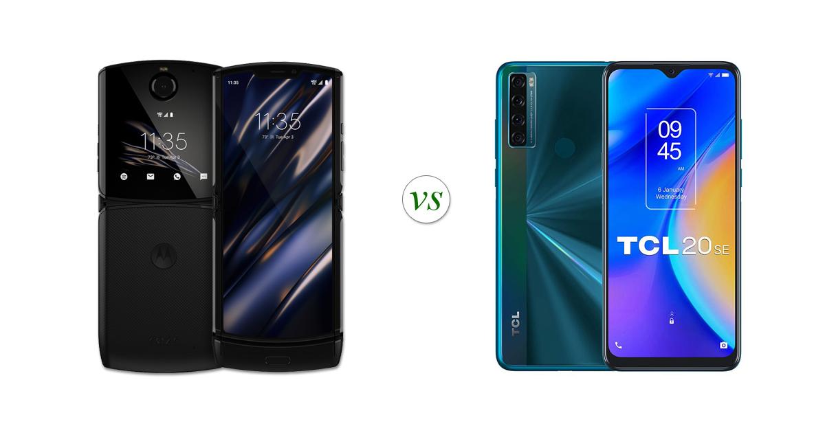 Motorola Razr vs TCL 20 SE: Side by Side Specs Comparison