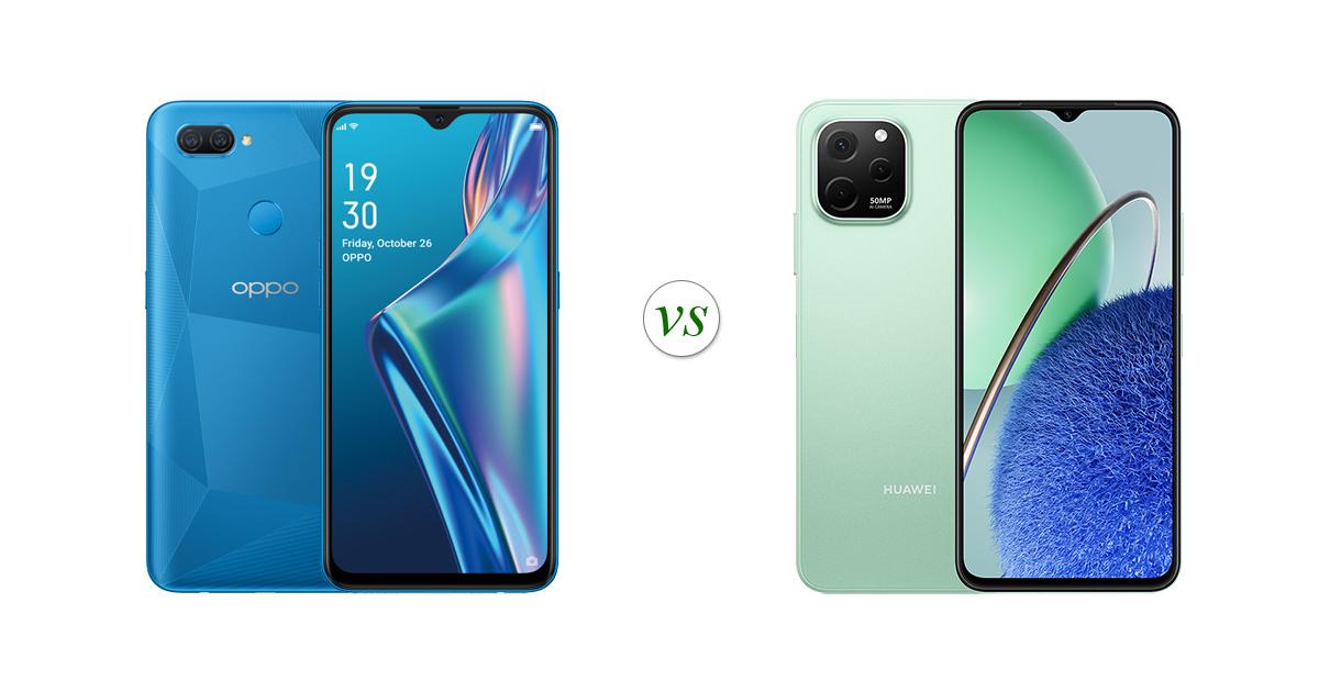OPPO A12 vs Huawei nova Y61: Side by Side Specs Comparison