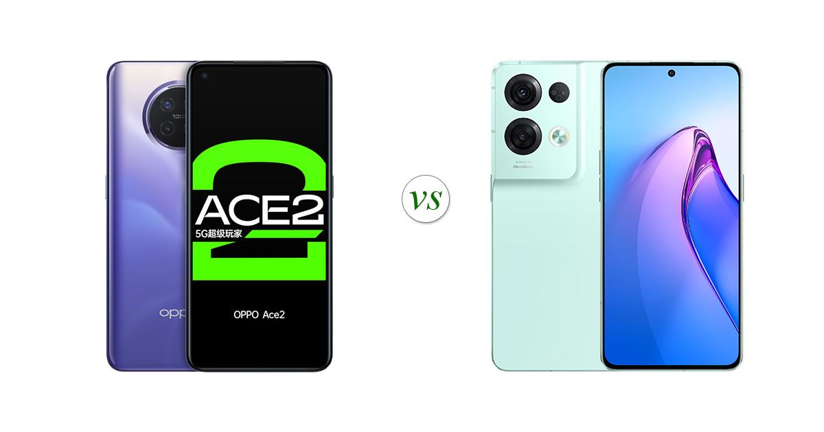 OPPO Ace2 vs OPPO Reno8 Pro 5G: Side by Side Specs Comparison