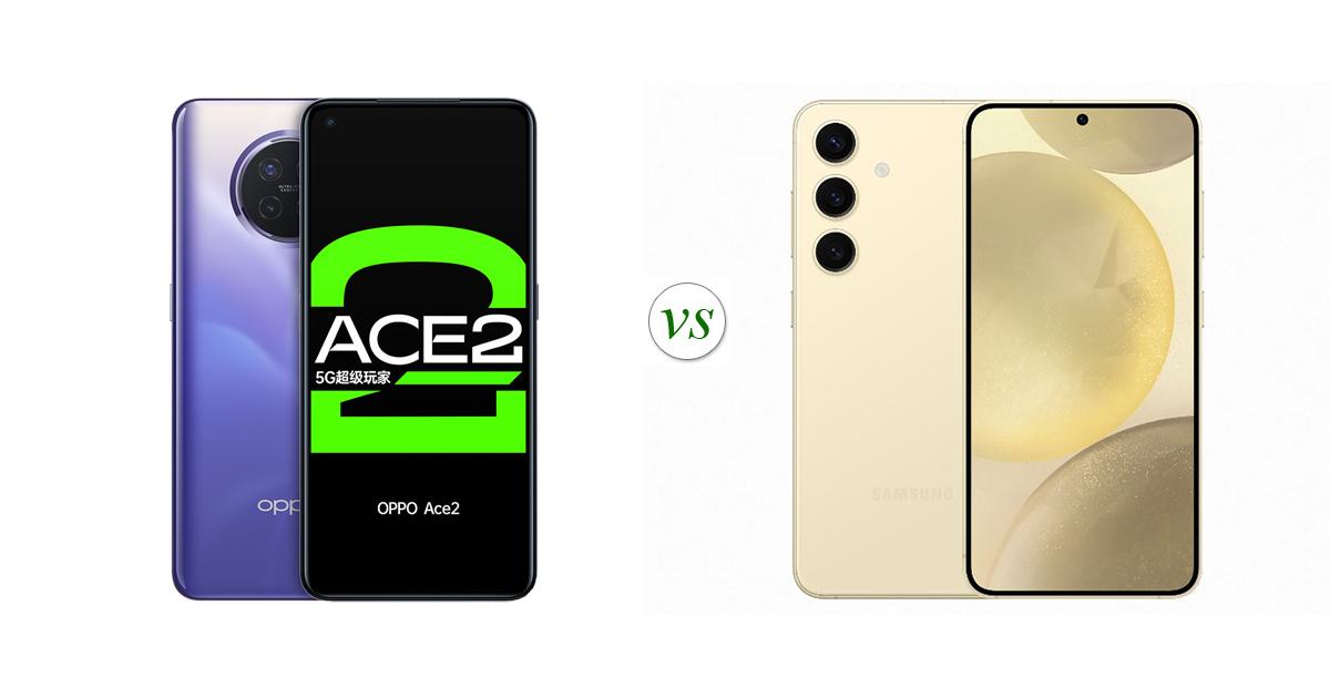 OPPO Ace2 vs Samsung Galaxy S24: Side by Side Specs Comparison
