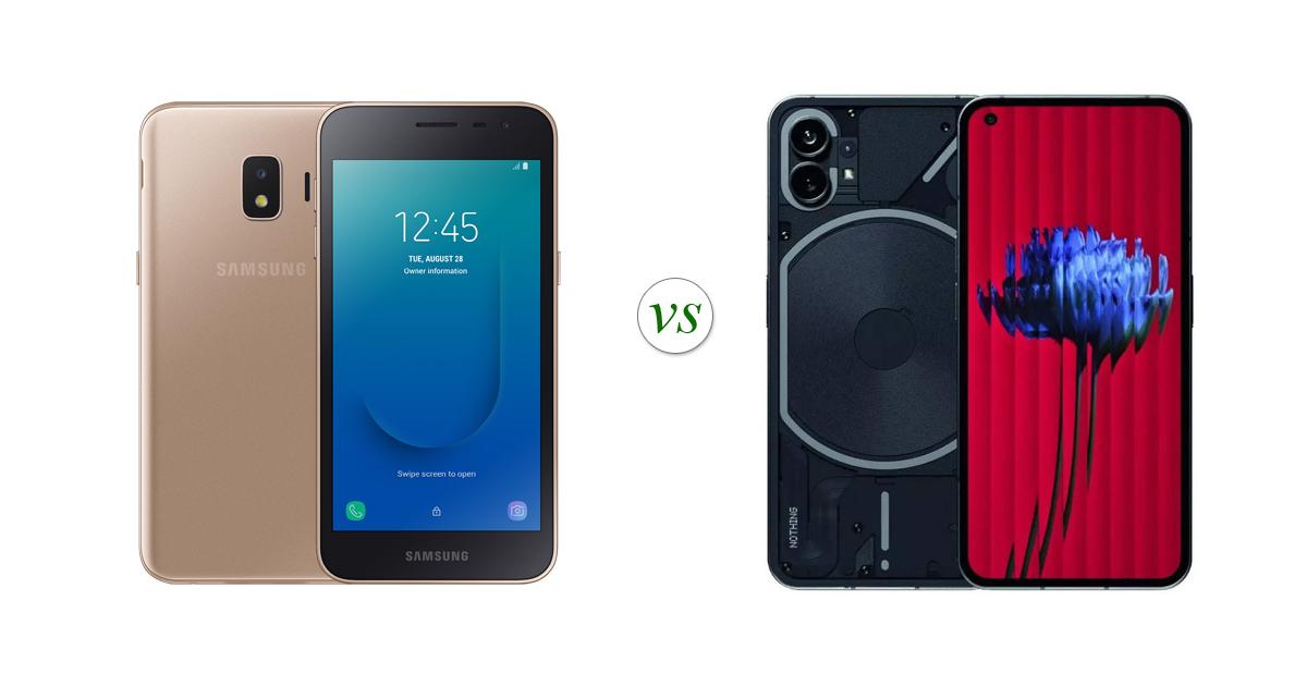 Samsung Galaxy J2 Core 2020 vs Nothing Phone (1): Side by Side Specs ...