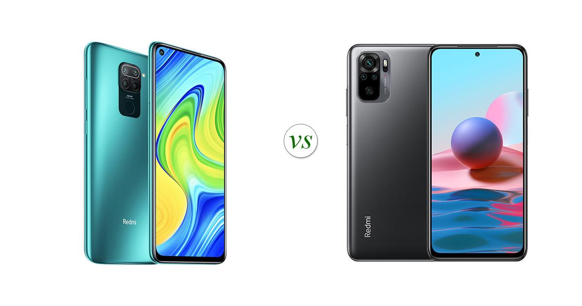 Xiaomi Redmi Note 9 vs Xiaomi Redmi Note 10: Side by Side Specs Comparison