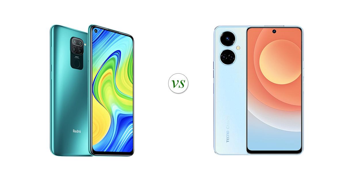 Xiaomi Redmi Note 9 vs TECNO Camon 19: Side by Side Specs Comparison
