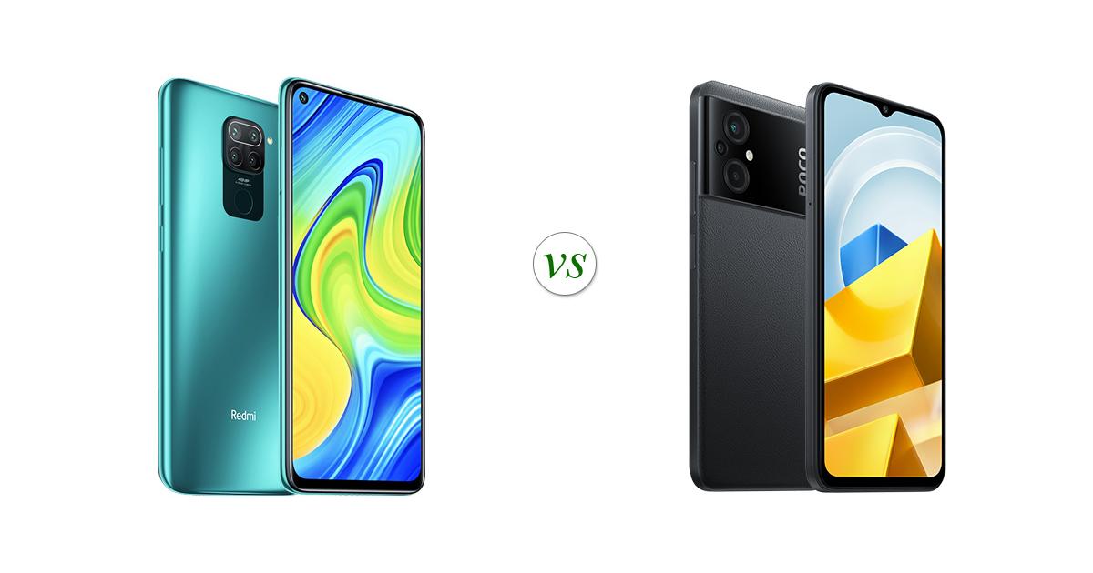 Xiaomi Redmi Note 9 vs POCO M5: Side by Side Specs Comparison